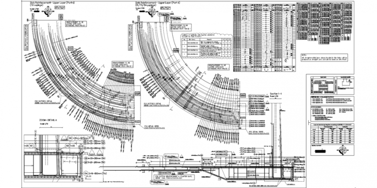 Reinforcement 2D, 3D Rebar Detailing Precast Drawings-Paradigm